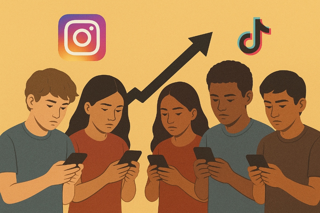 Pew: Instagram, TikTok show biggest growth in social media usage ...