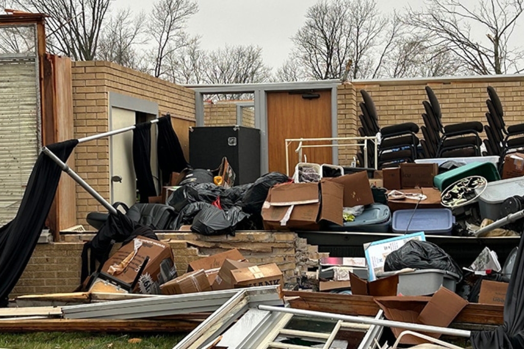 Illinois church severely damaged by tornado • Biblical Recorder